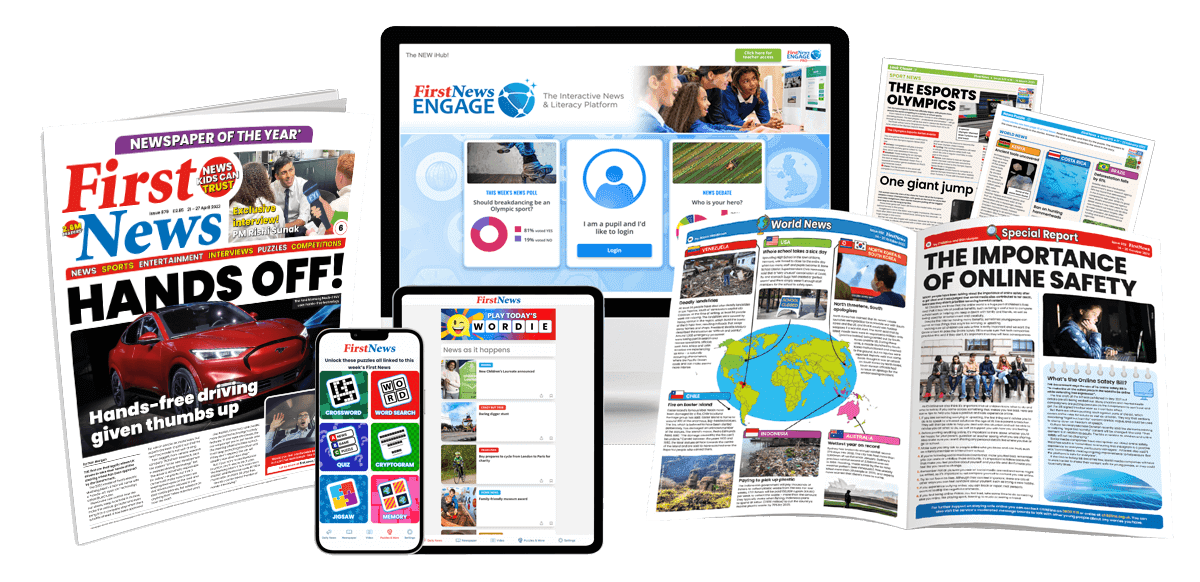Award-winning weekly newspaper for children | First News | Try for FREE